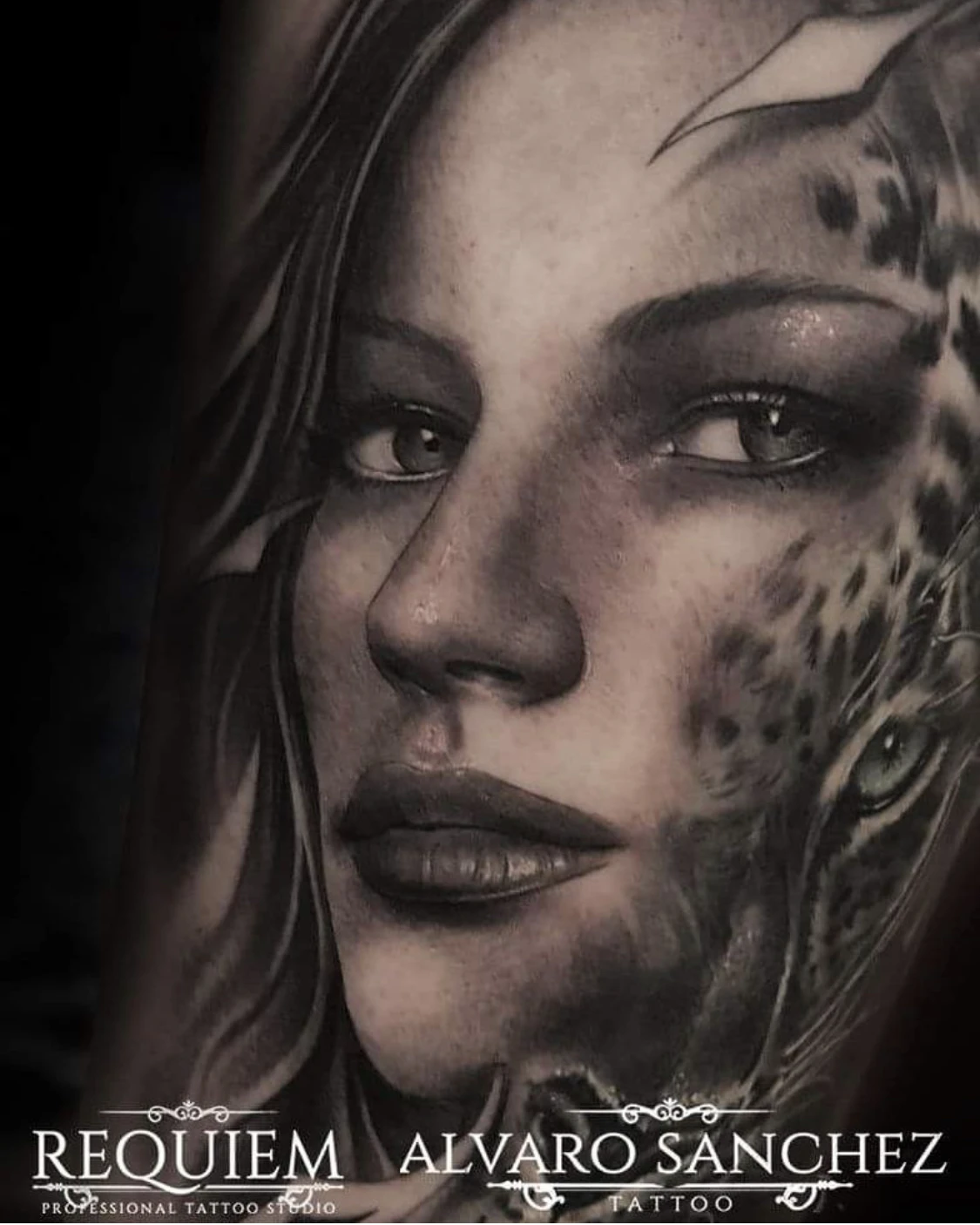 Rostro mujer - Requiem Tatoos